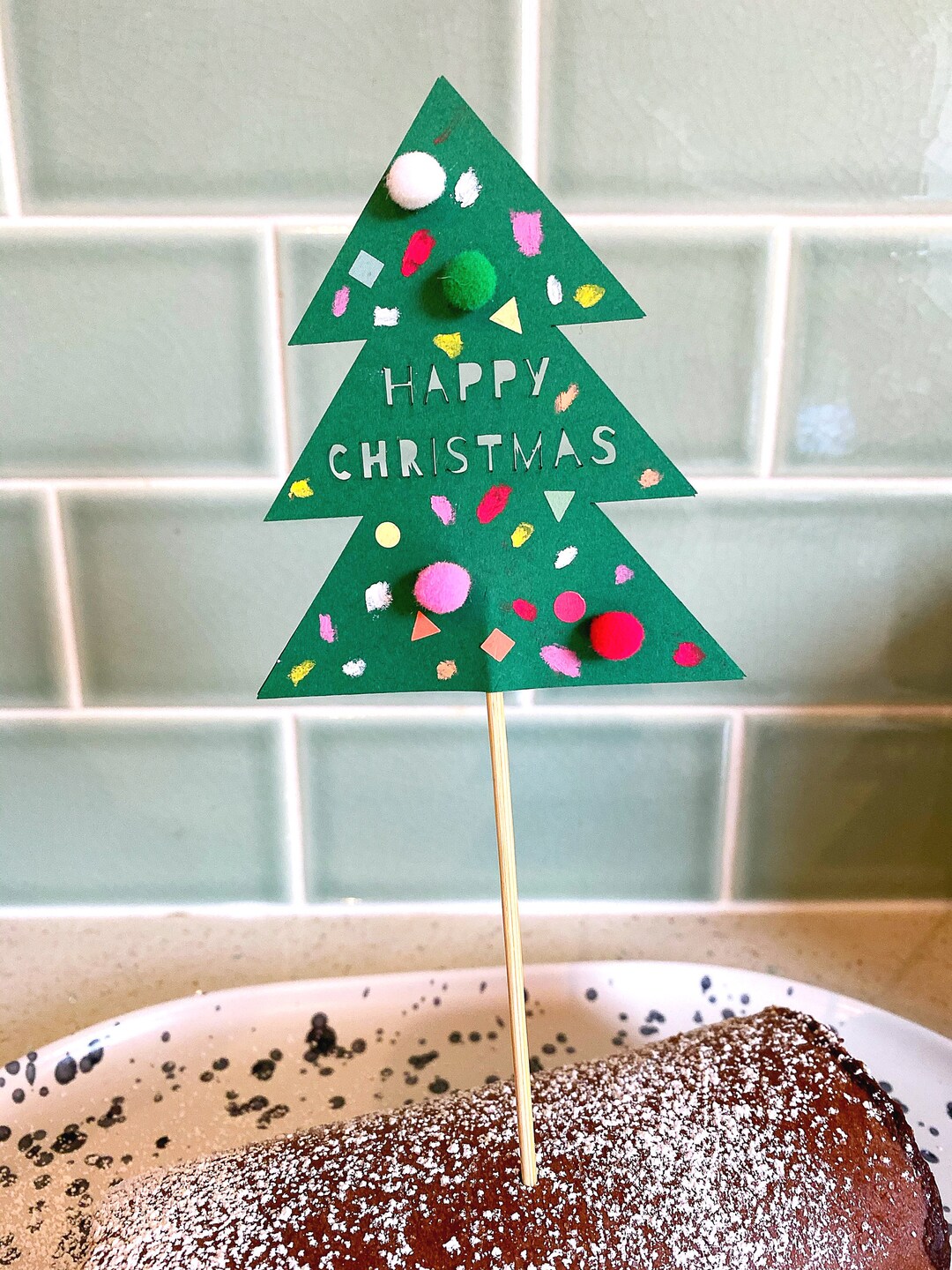 Christmas Tree / Cake Topper / Cake Decoration / Party / Birthday ...