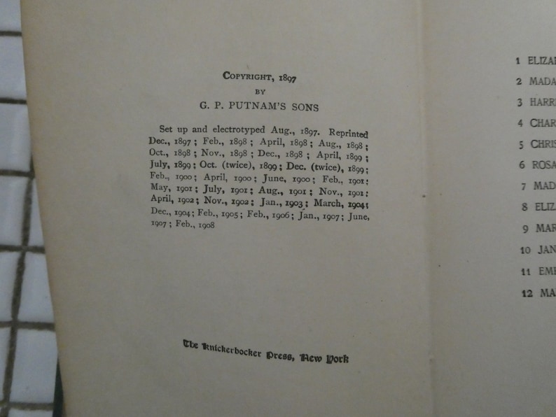 Little Journeys to the Homes of Famous Women Published 1908 H/c 429 ...