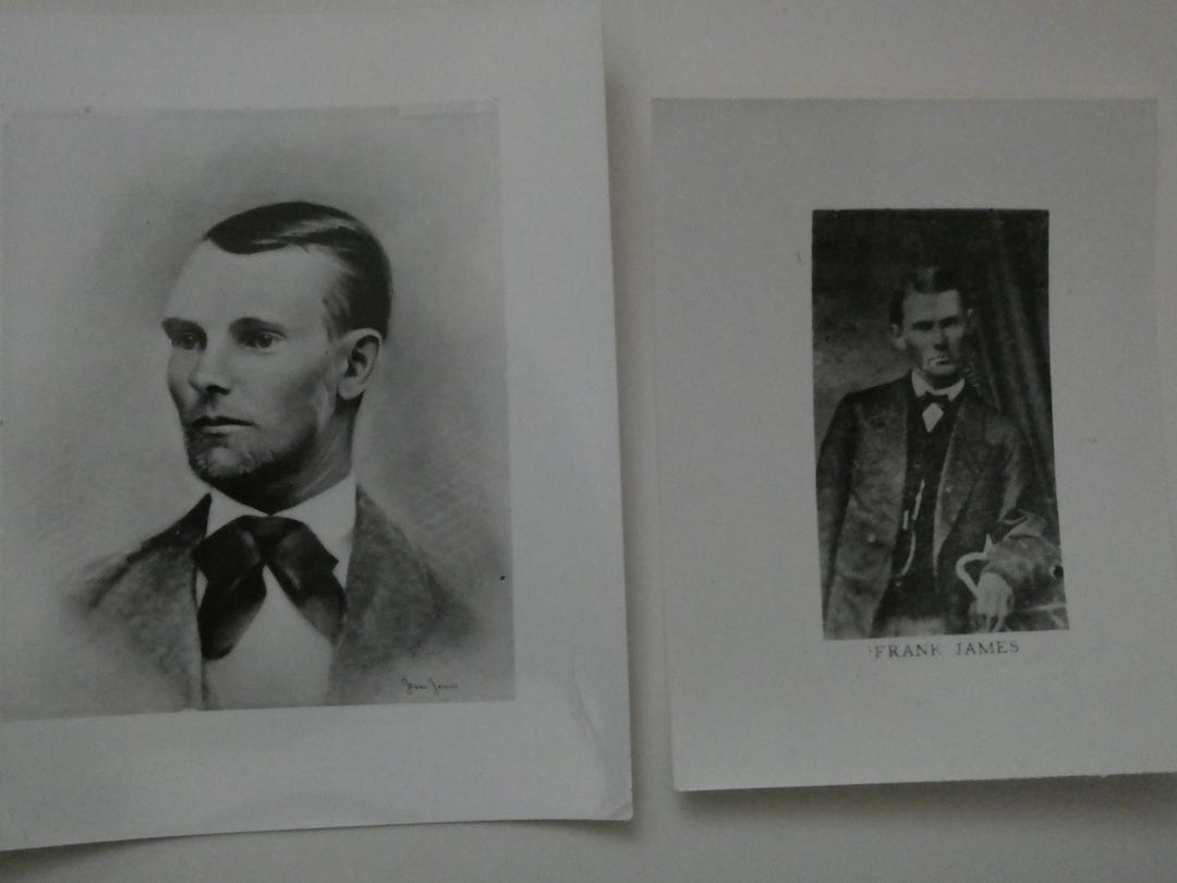 Antique Copies of the Original Photos From the Pinkerton Detective ...