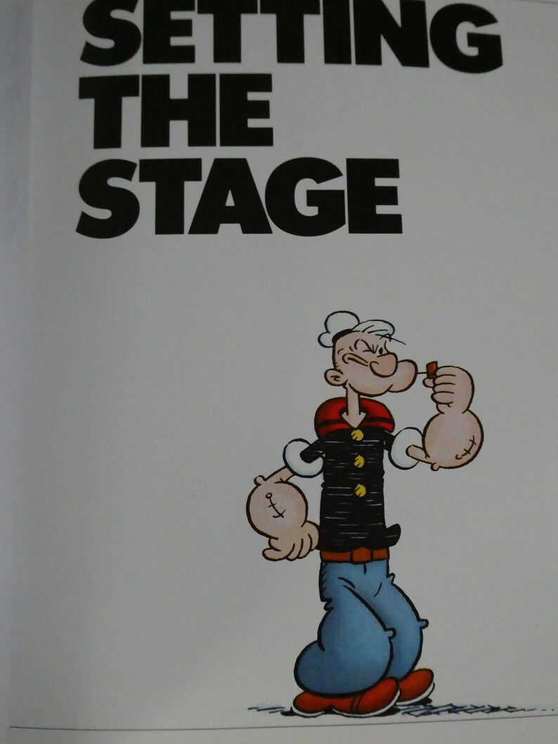 Popeye the First 50 Years 1st Printing Published 1979 Illustrated ...