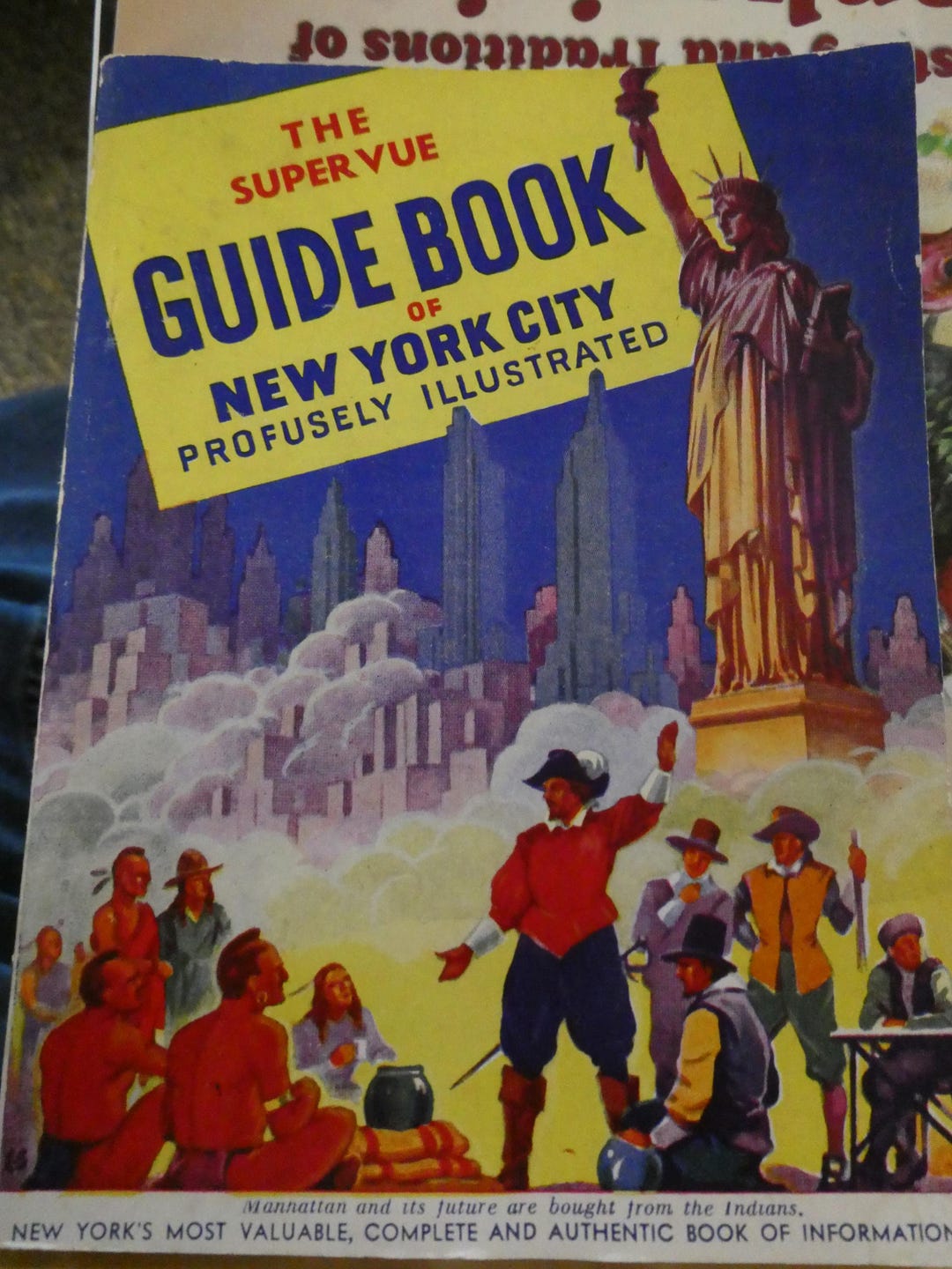 Vintage 1941 Supervue Guide Book New York City Profusely Illustrated 5 ...