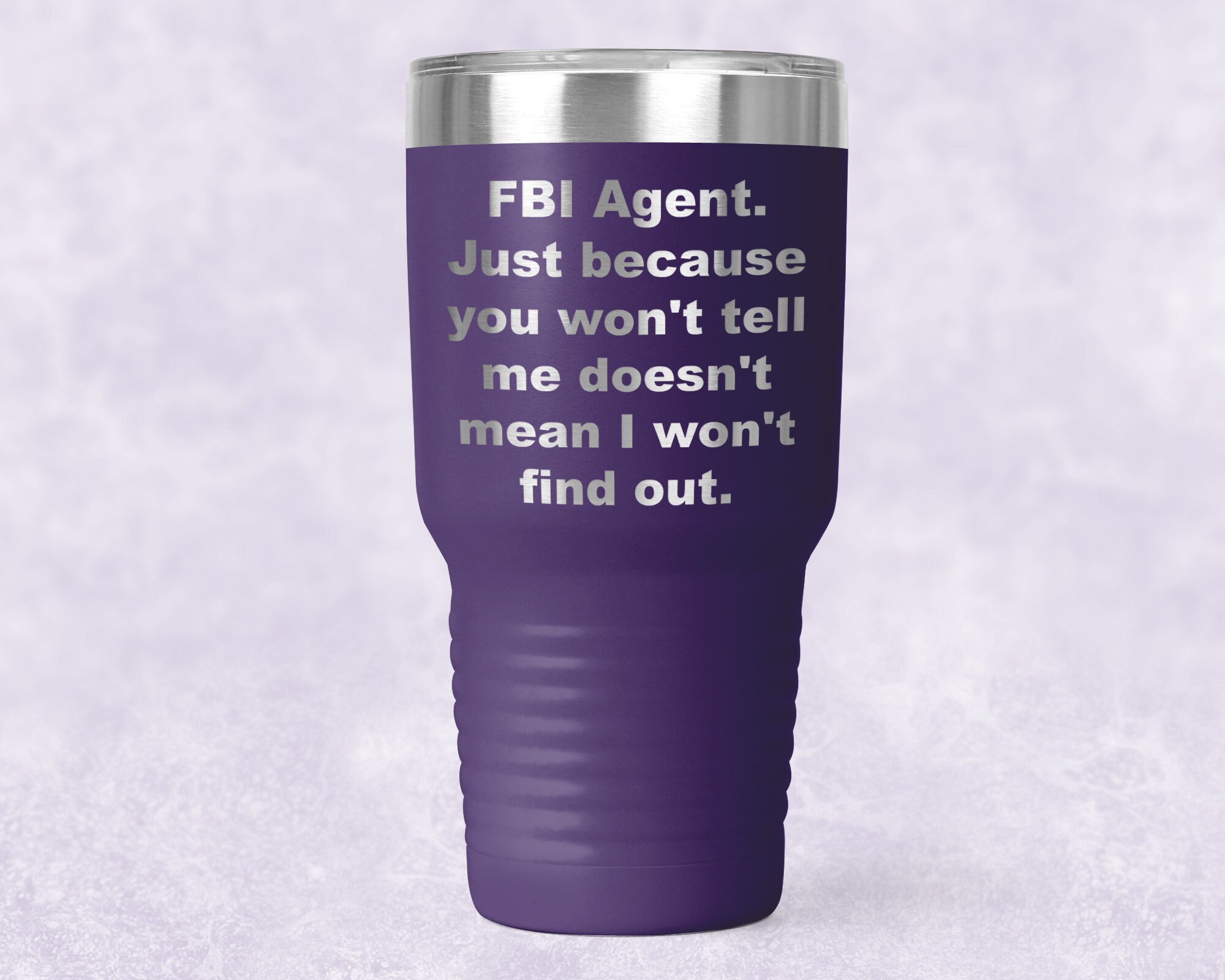 Office Coffee Mug for Profession, FBI Boss Gift Personalized Tumbler ...