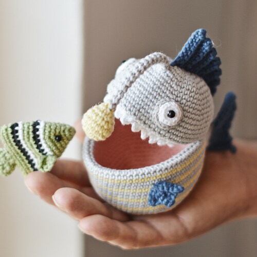 Anglerfish & Angelfish Crochet Pattern Crochet Fish Pattern - Etsy Canada