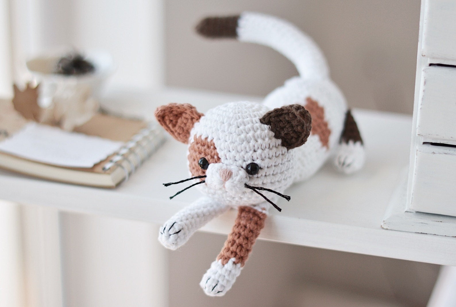 Crochet Calico Cat Pattern, Amigurumi Spotted Kitten Tutorial PDF - Etsy