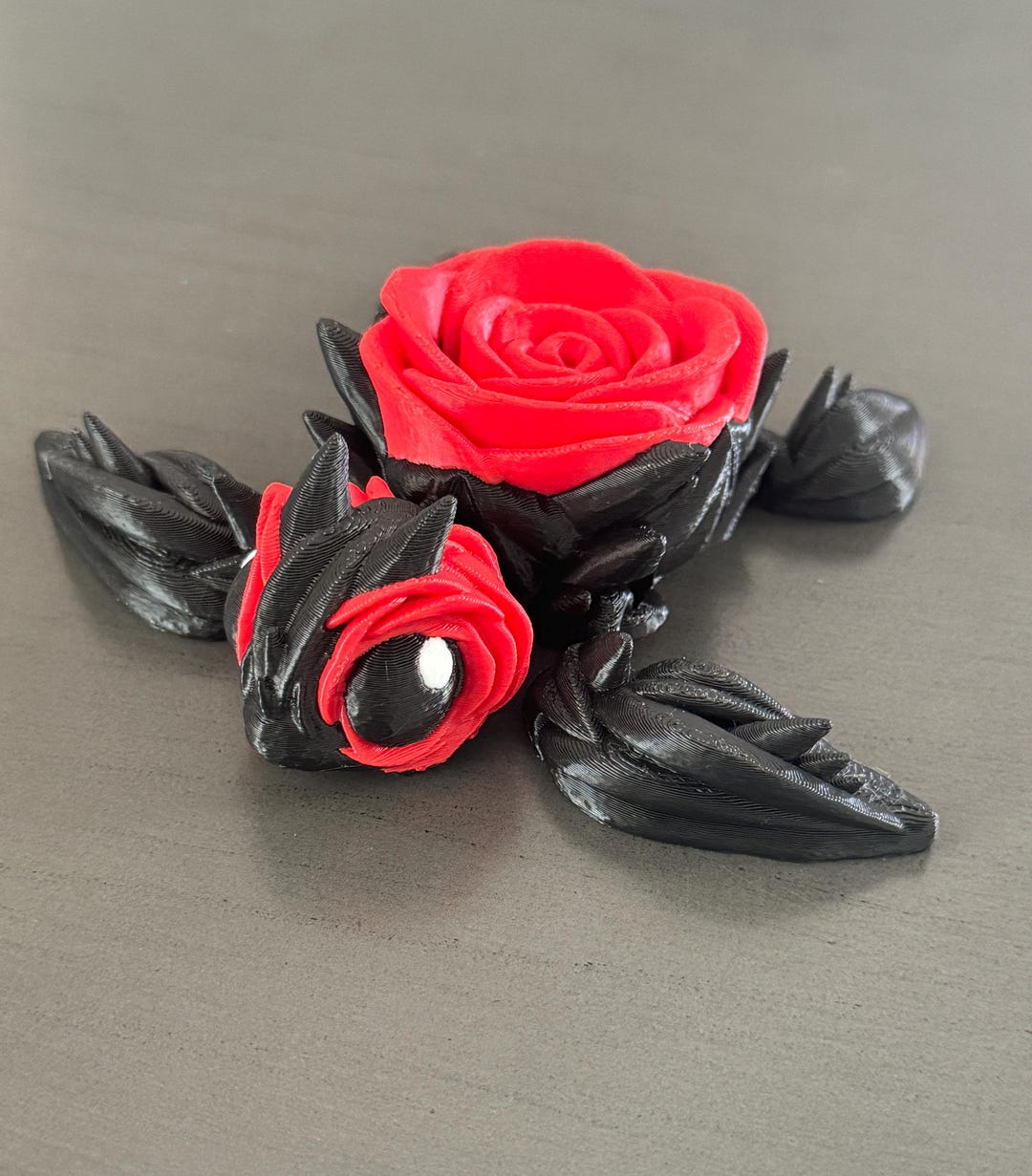 Red Rose Articulated Flexi Sea Turtle - Etsy