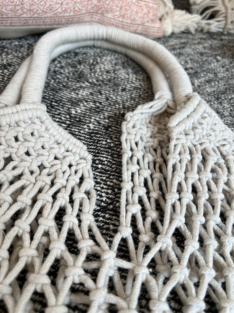 Macrame Beach Bag - Etsy