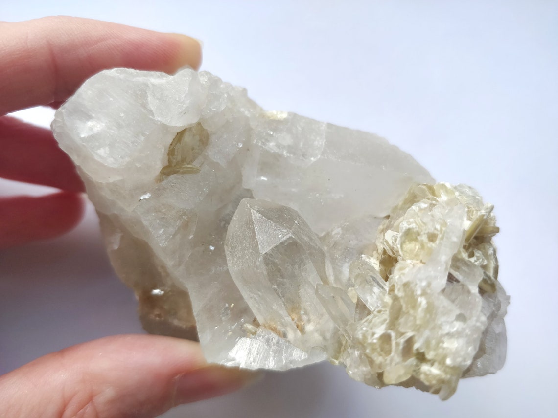 Moscovite sur quartz Les Rough Cru | Etsy