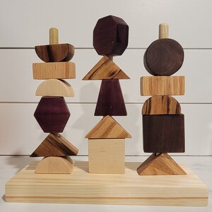 Wooden Posting Toy, Block Stacking, Natural Toys for Children - Etsy
