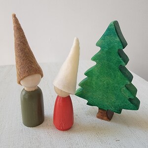 Wooden Pine Tree, Handmade Imaginative Play for Boy Girl, Wooden ...