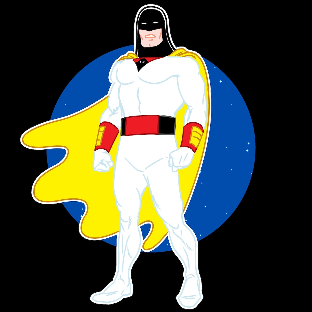 Space Ghost Sticker - Etsy