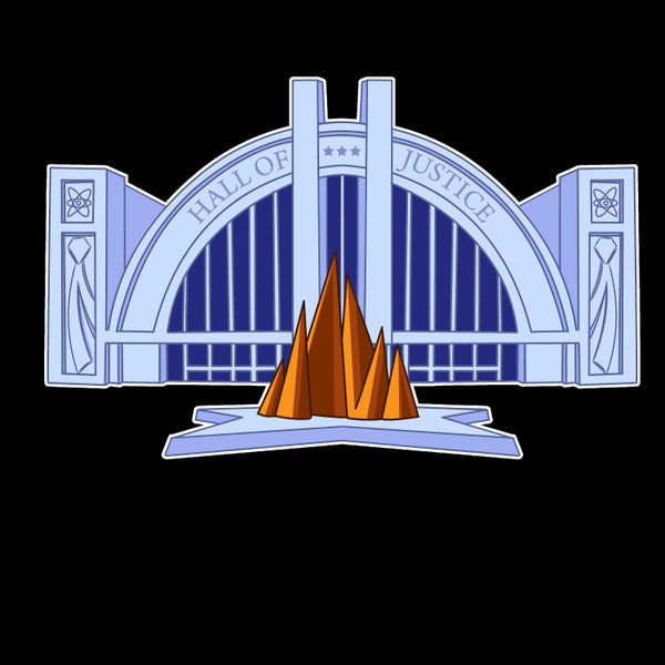 Super Friends Hall of Justice - Etsy