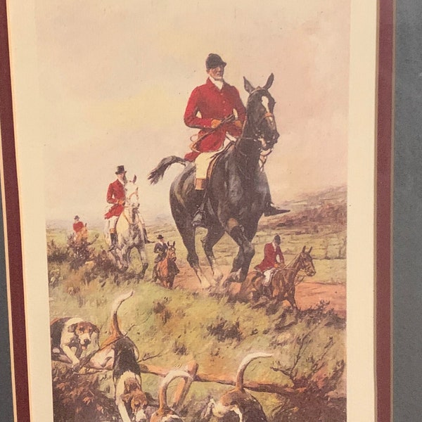 English Hunt Scene - Etsy