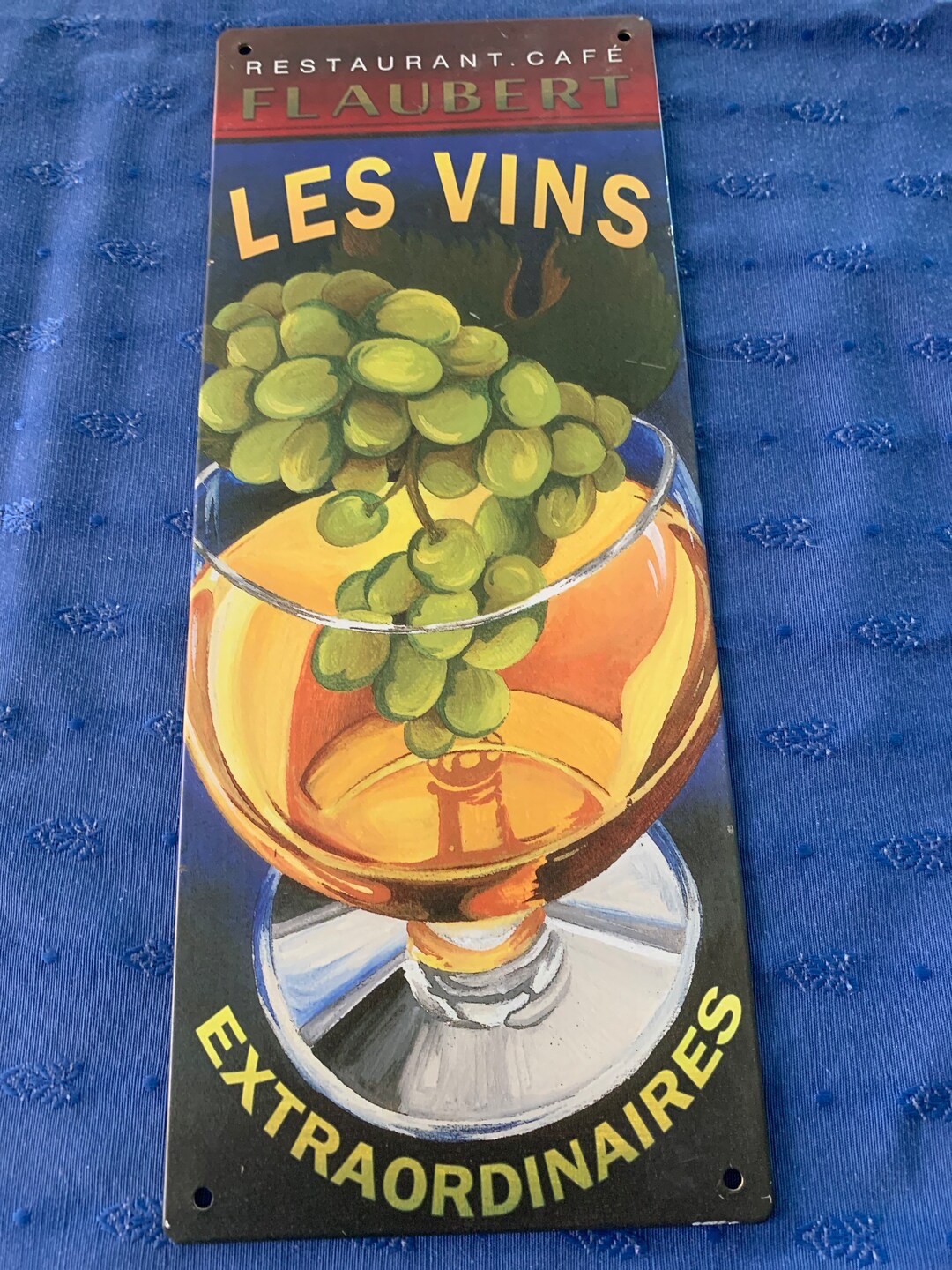 French Metal Wine Sign - Etsy
