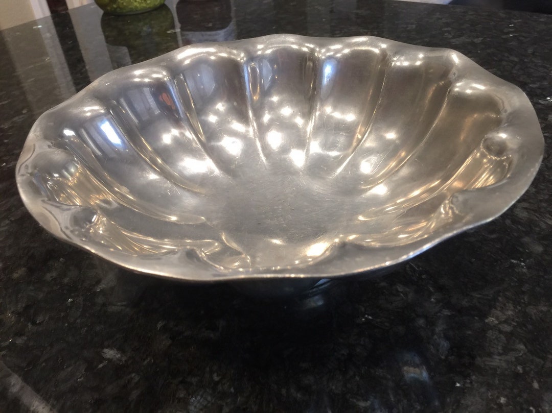 Pewter Bowl by Rice - Etsy