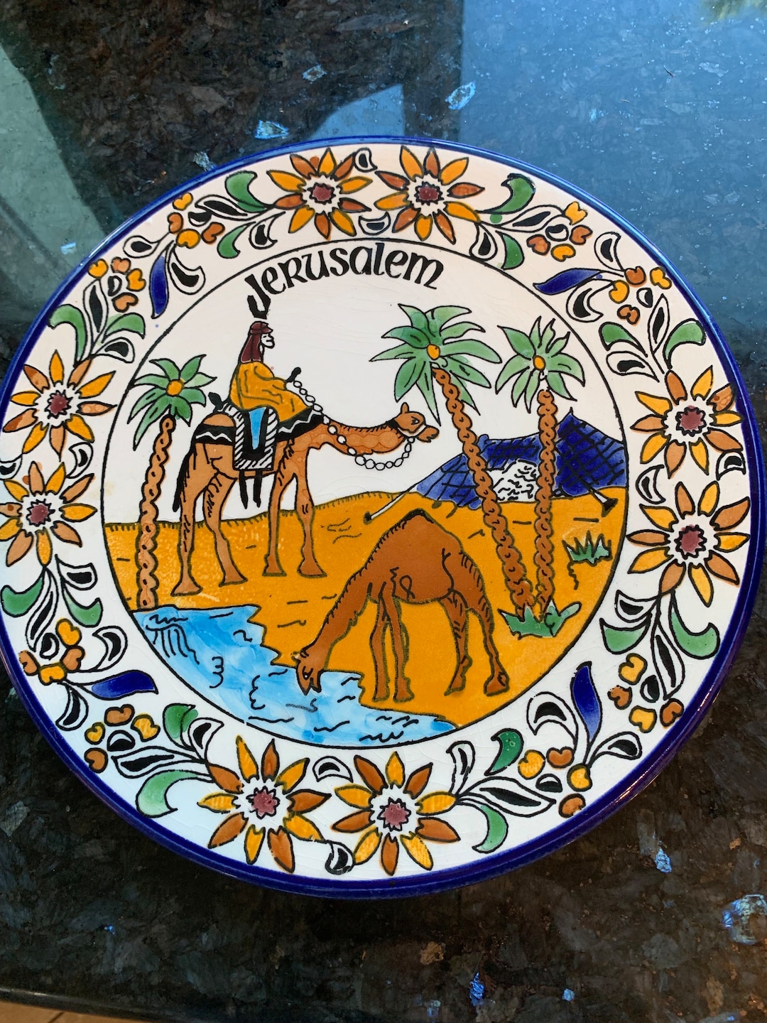Jerusalem Decrative Plate. - Etsy