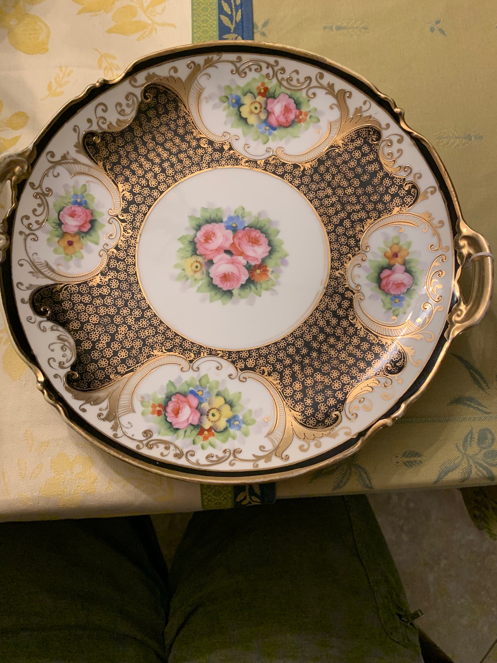 Vintage Nippon Hand Painted Plate - Etsy