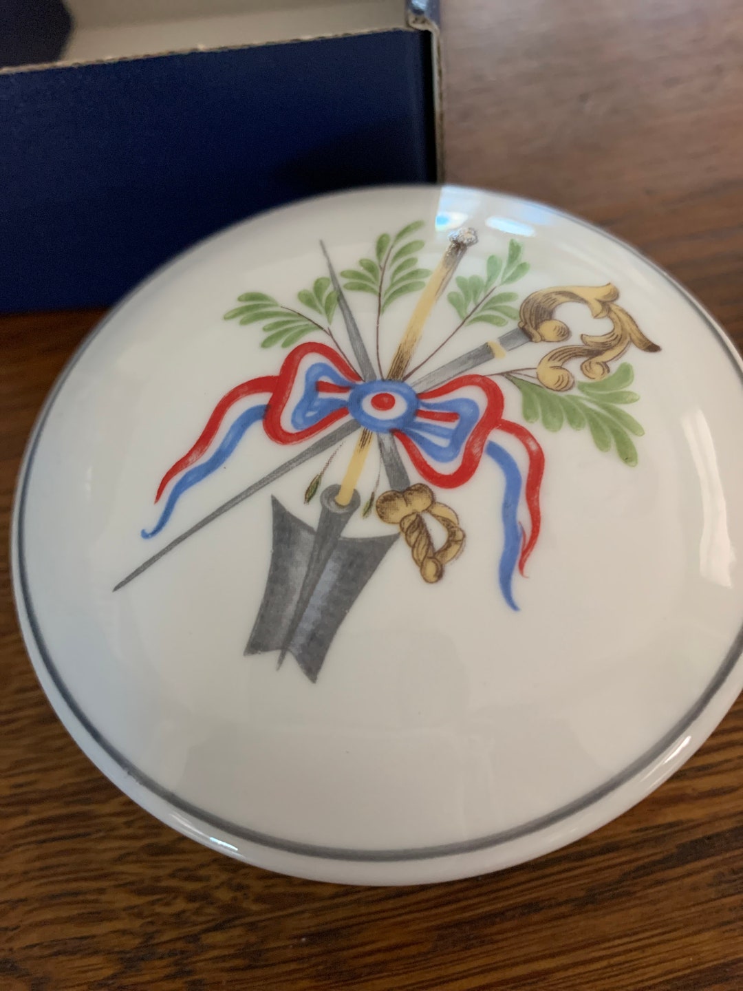 French Bicentennial Ceramic Box - Etsy