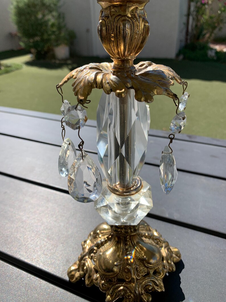 Pair of Vintage Ornate Hollywood Regency Candle Holders - Etsy