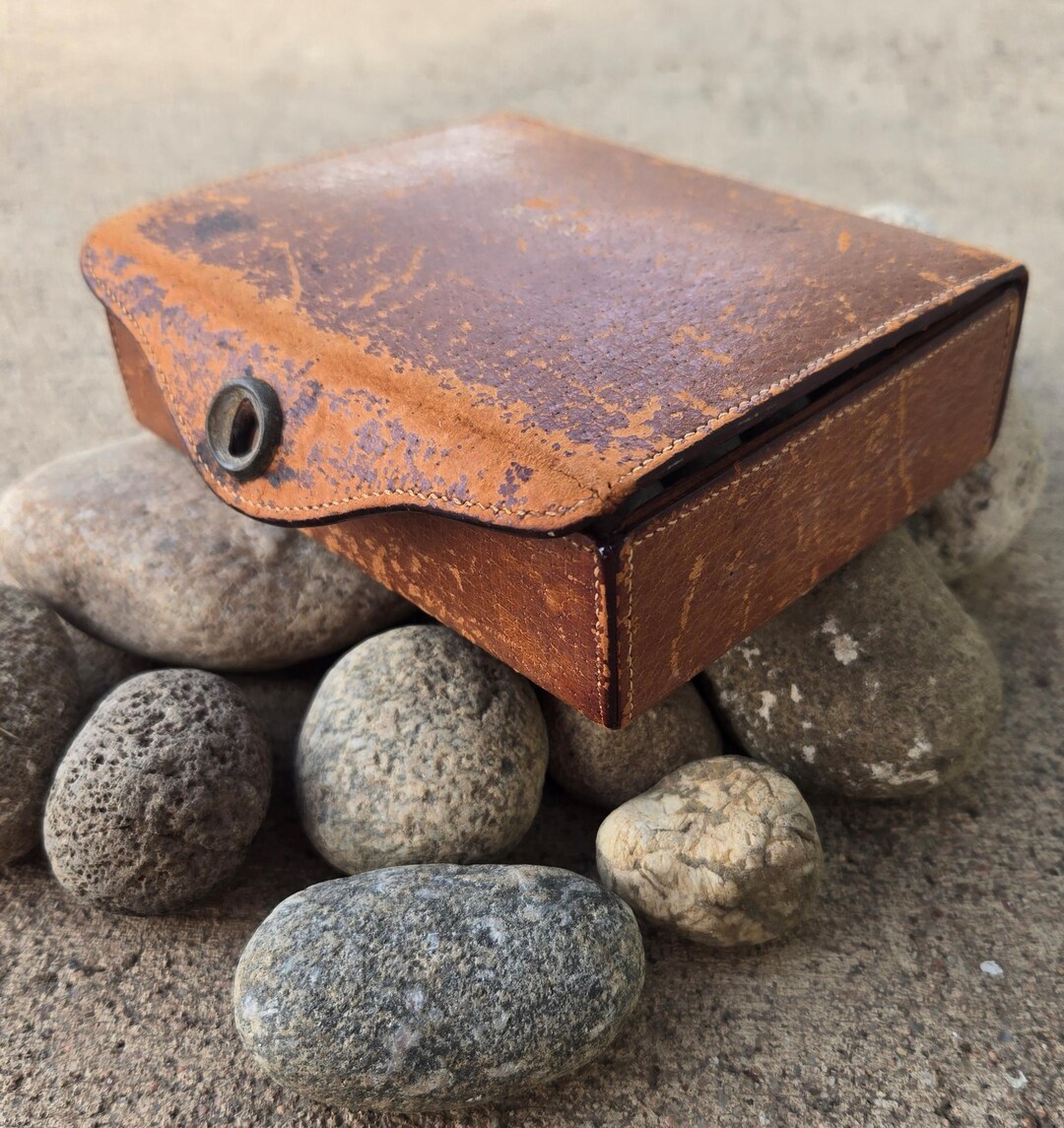 1950's Leather Sewing Box Designer Mark Cross Rugged Mens Box - Etsy