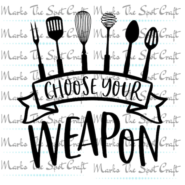 Choose Weapon Svg - Etsy