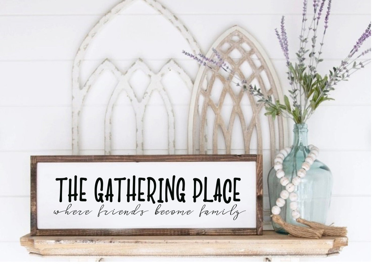 The Gathering Place Wood Sign Home Decor Sign Family Sign - Etsy
