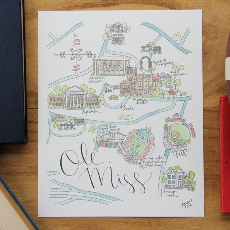 Ole Miss Wall Decor - Etsy