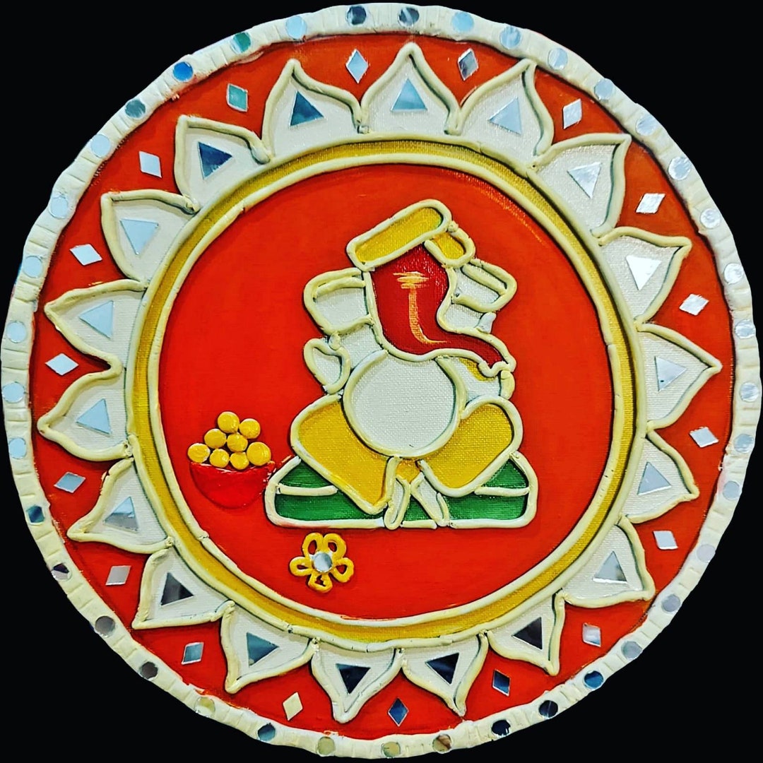 Ganesha Leepan Art - Etsy