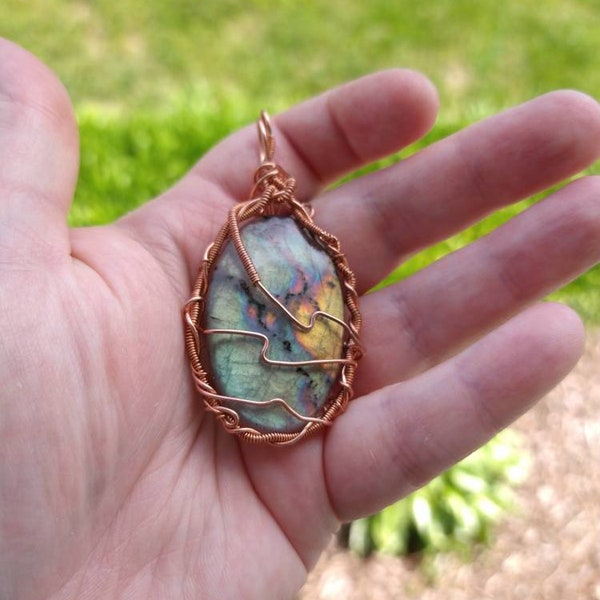 Wrapped Pendant - Etsy