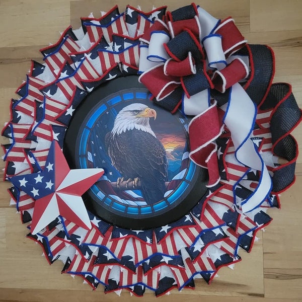 American Eagle Wreath - Etsy
