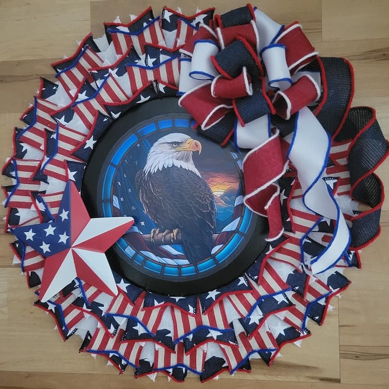 American Eagle Wreath - Etsy
