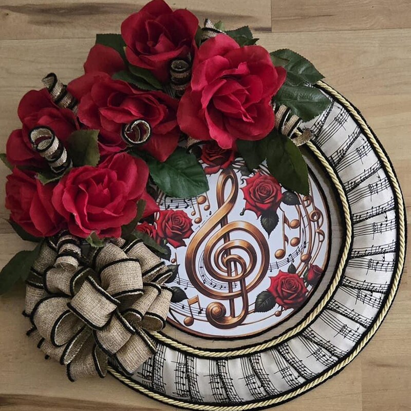 Music Wreath - Etsy