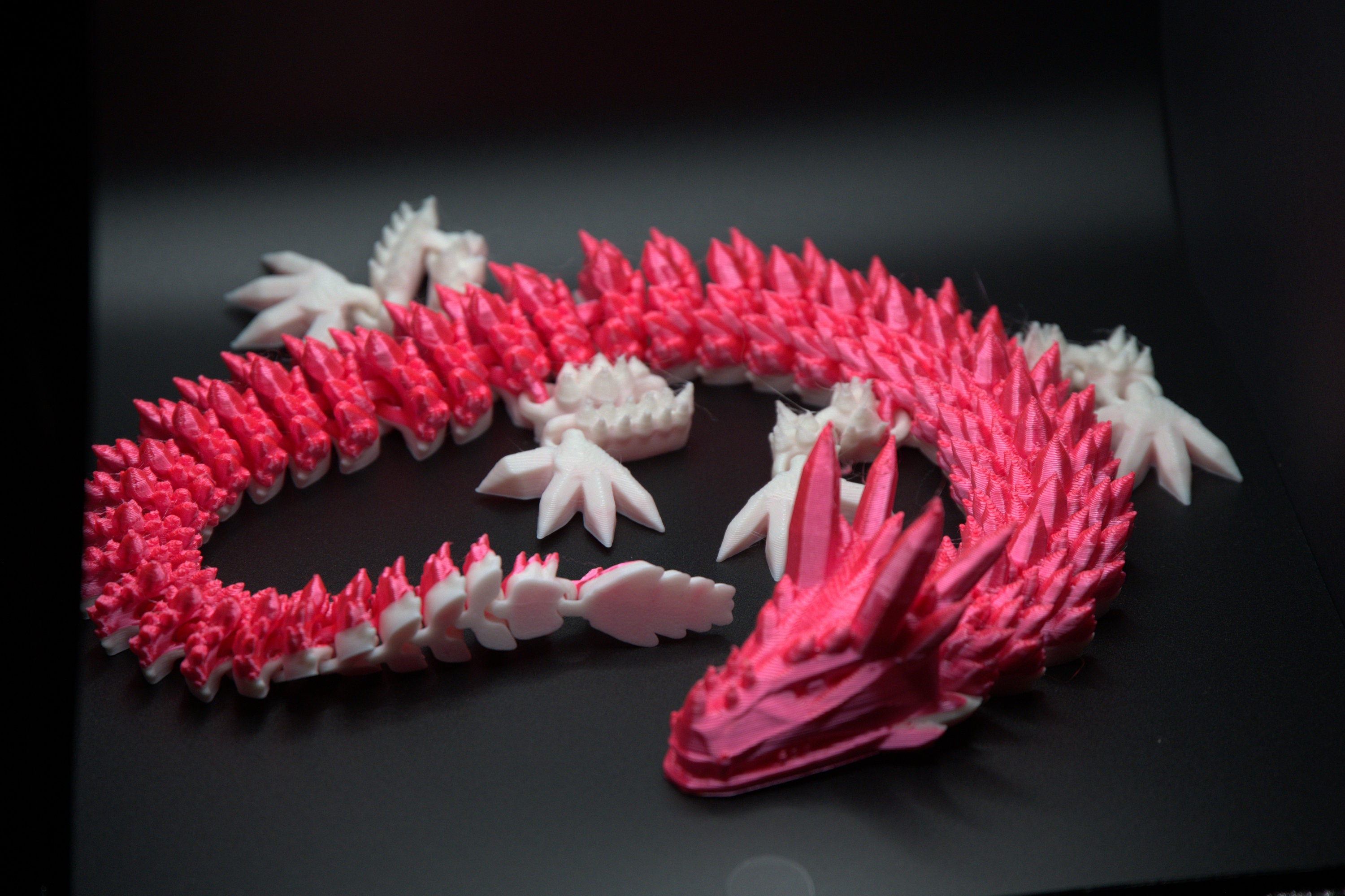 Dragon Fidget Toy, 3d Articulated Dragon, Flexible Dragon Toy, Handmade ...