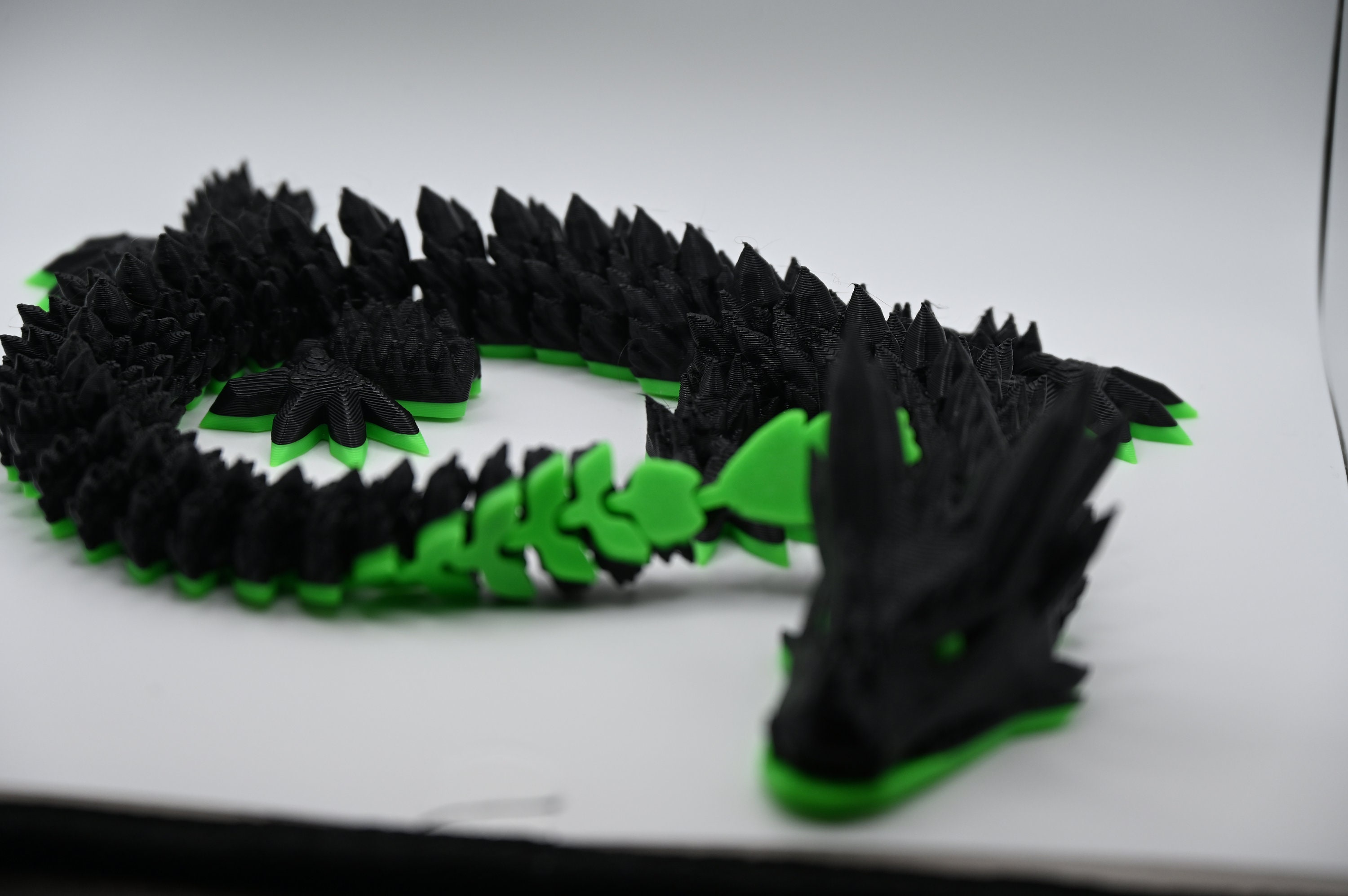 Dragon Fidget Toy, 3d Articulated Dragon, Flexible Dragon Toy, Handmade ...