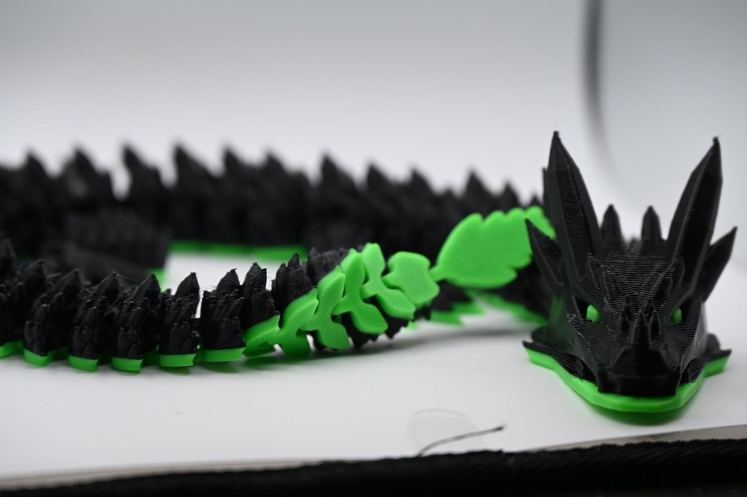 Dragon Fidget Toy, 3d Articulated Dragon, Flexible Dragon Toy, Handmade ...