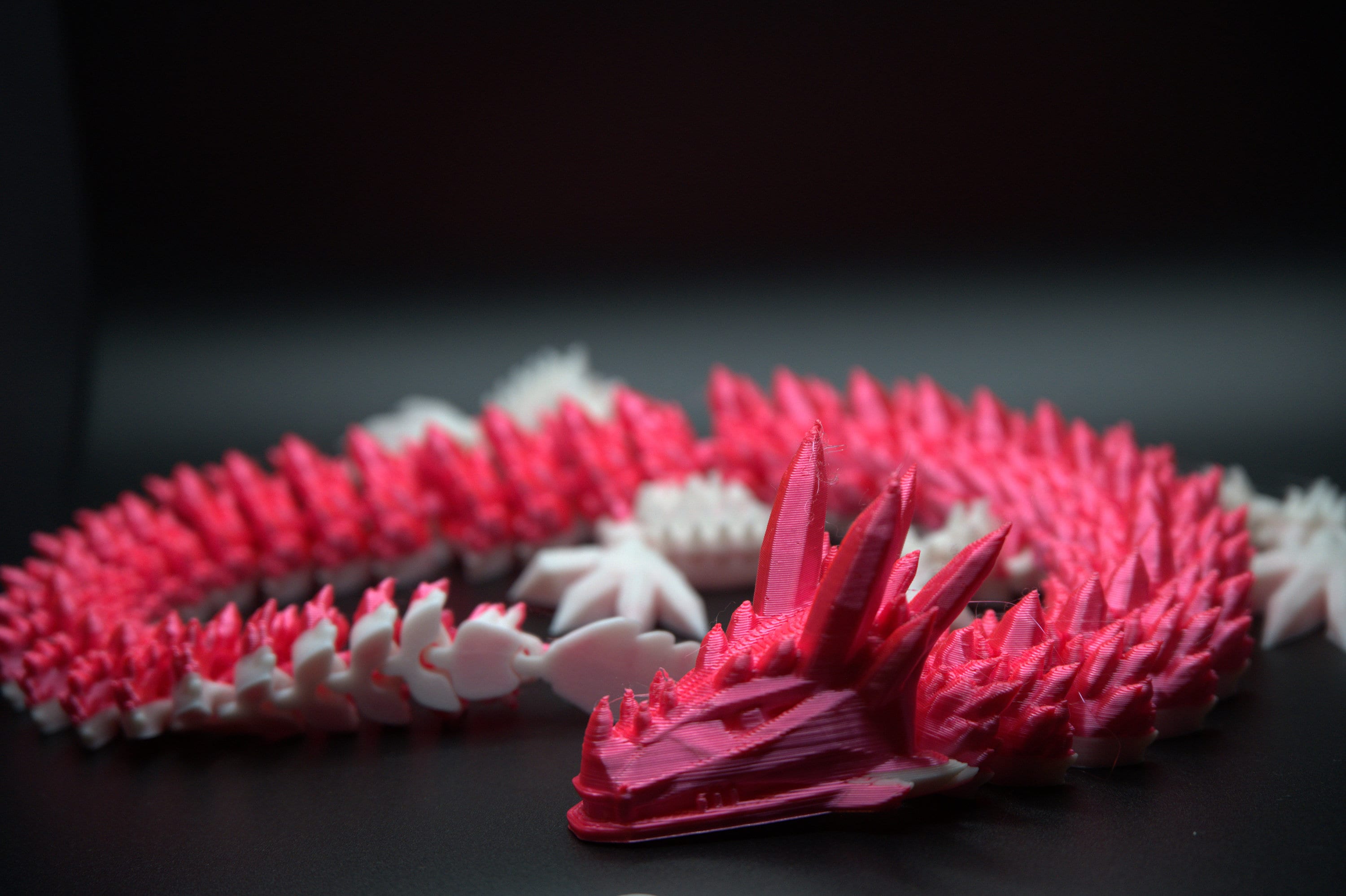 Dragon Fidget Toy, 3d Articulated Dragon, Flexible Dragon Toy, Handmade ...