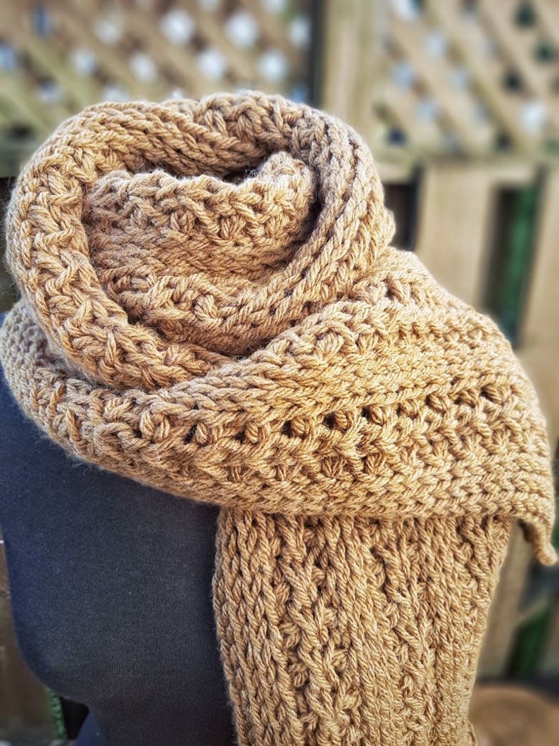 Tunisian Crochet PATTERN Shiloh Tunisian Scarf Crochet - Etsy Tunisian Crochet PATTERN Shiloh Tunisian Scarf Crochet - Etsy