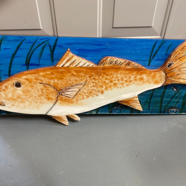 Redfish Art - Etsy