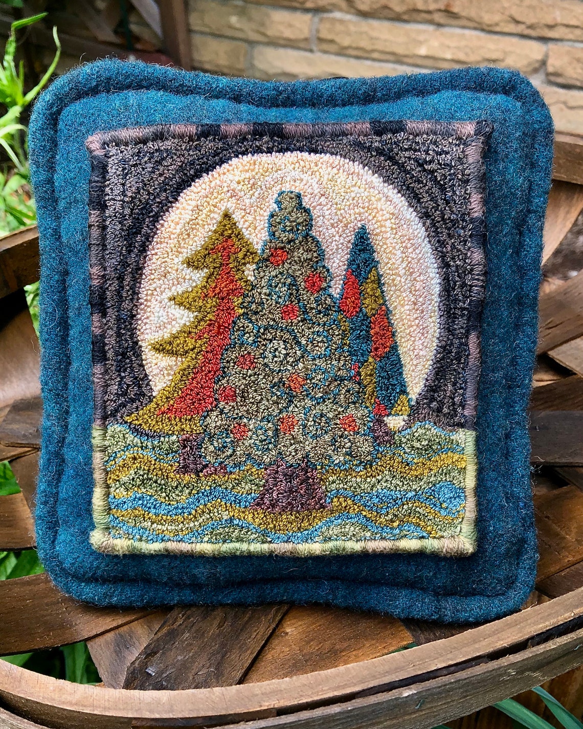 Moon Trees Punch Needle Pattern - Etsy