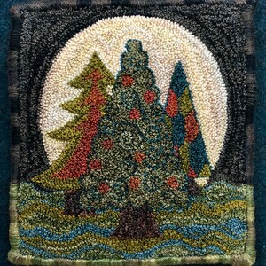 Moon Trees- Punch Needle Pattern - Etsy