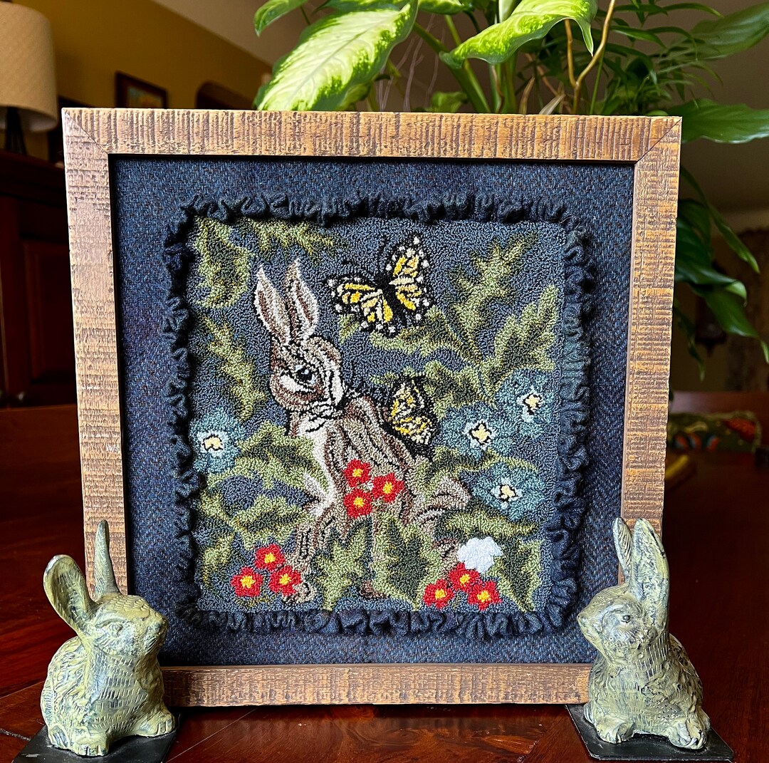 Hare With Friends- Punch Needle Pattern - Etsy