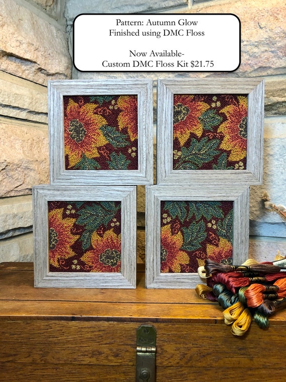 Autumn Glow punch Needle Pattern | Etsy