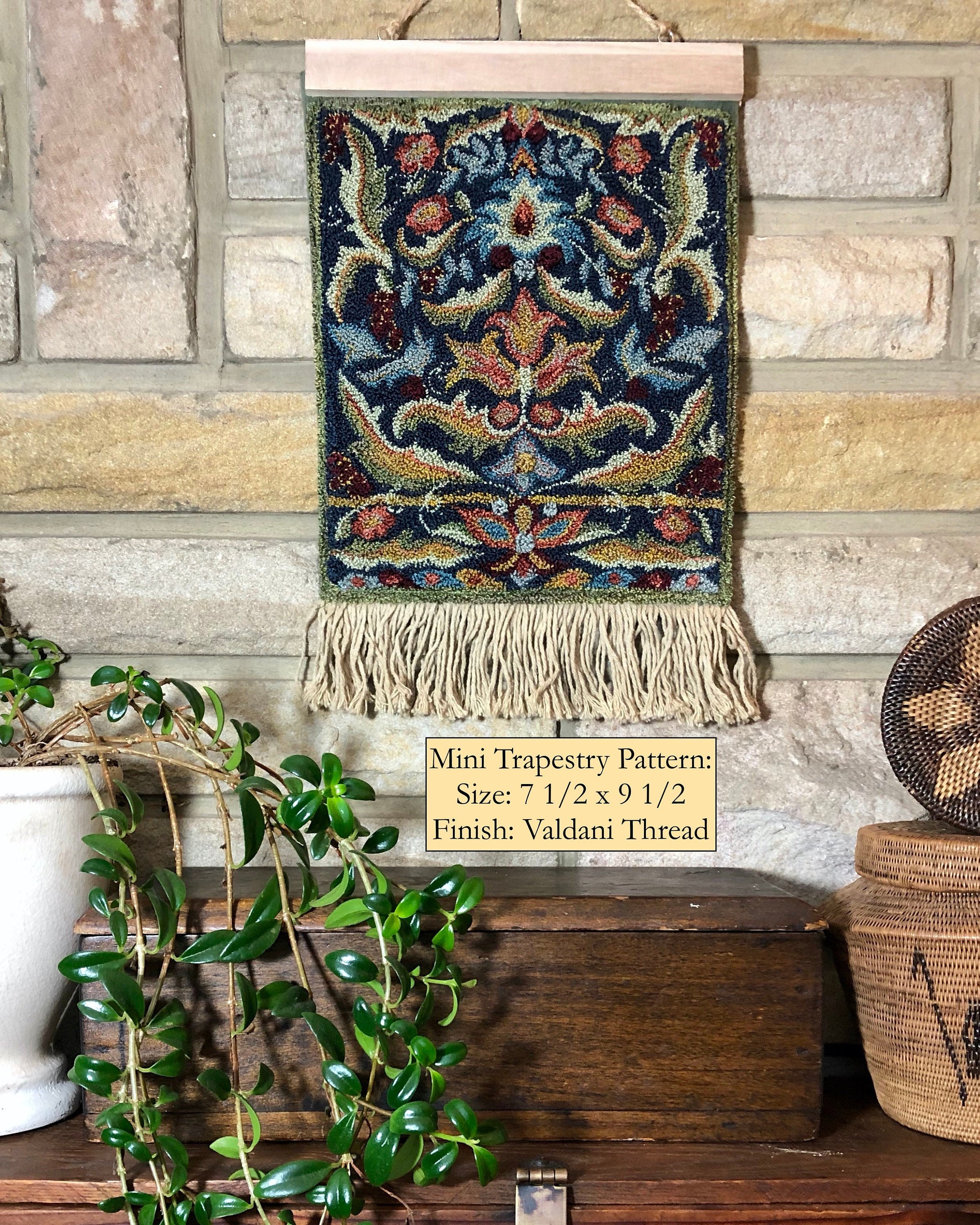 Tapestry Mini Punch Needle Pattern - Etsy