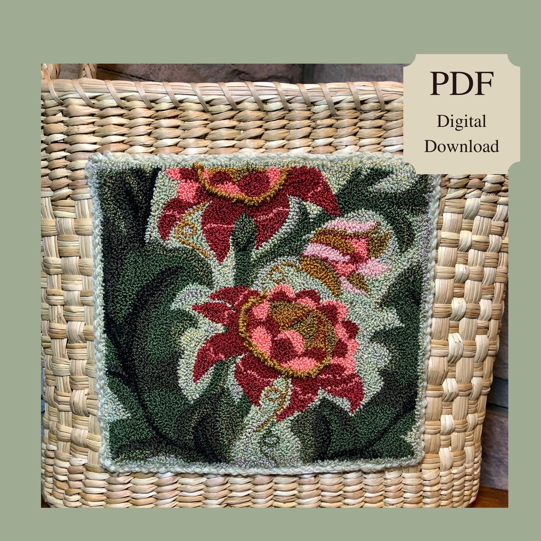 The Vine Mini-pdf Punch Needle Pattern - Etsy