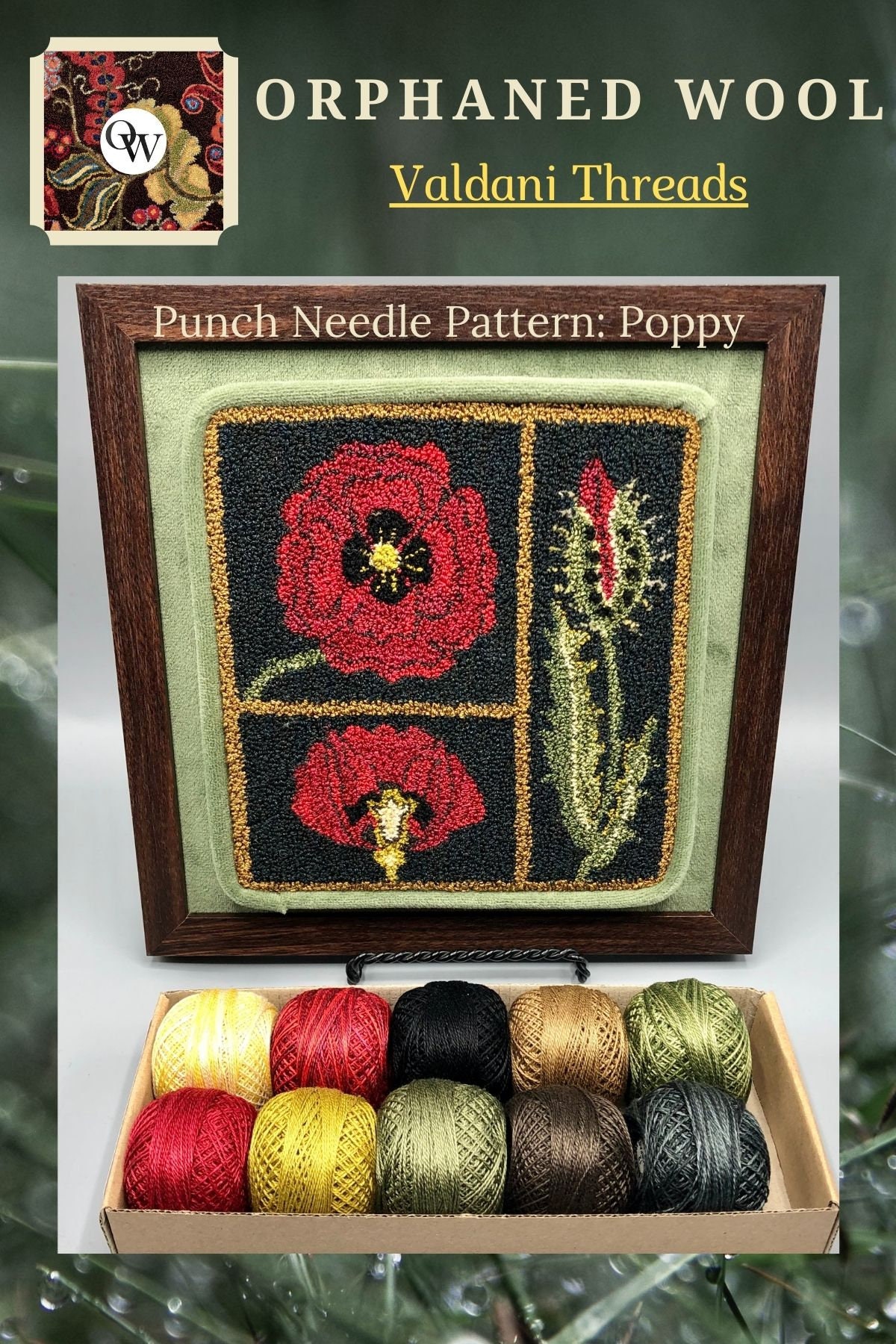 Poppy- Punch Needle Pattern - Etsy