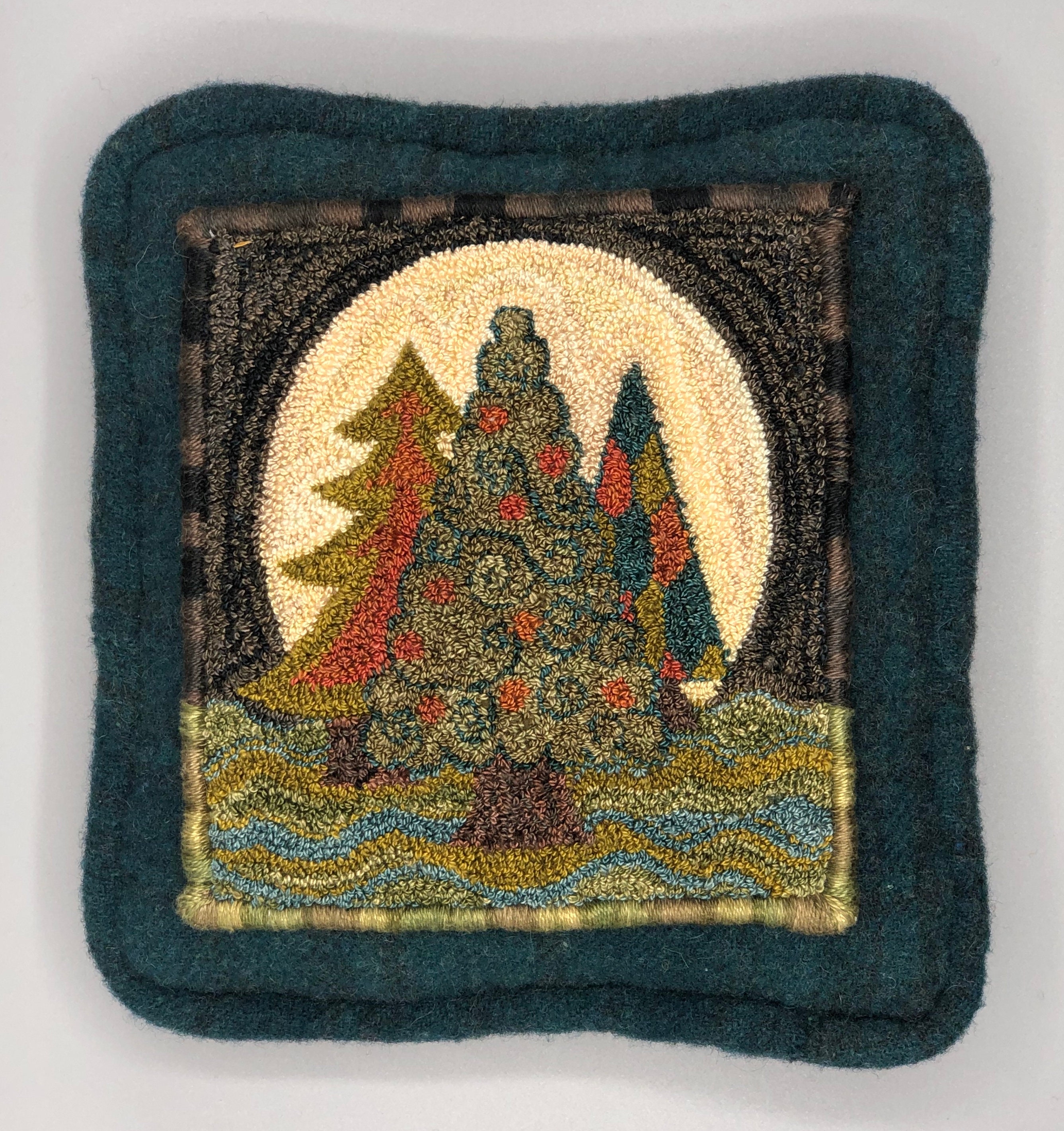 Moon Trees Punch Needle Pattern - Etsy