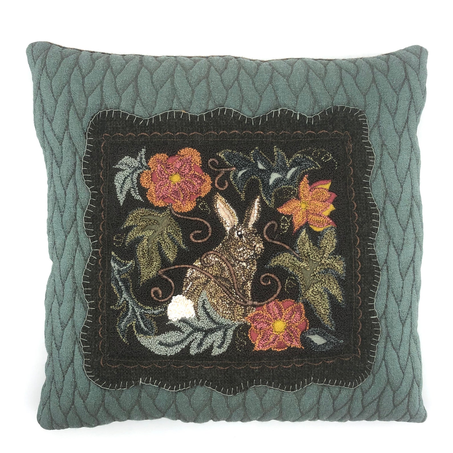 Garden Rabbit- Punch Needle Pattern - Etsy