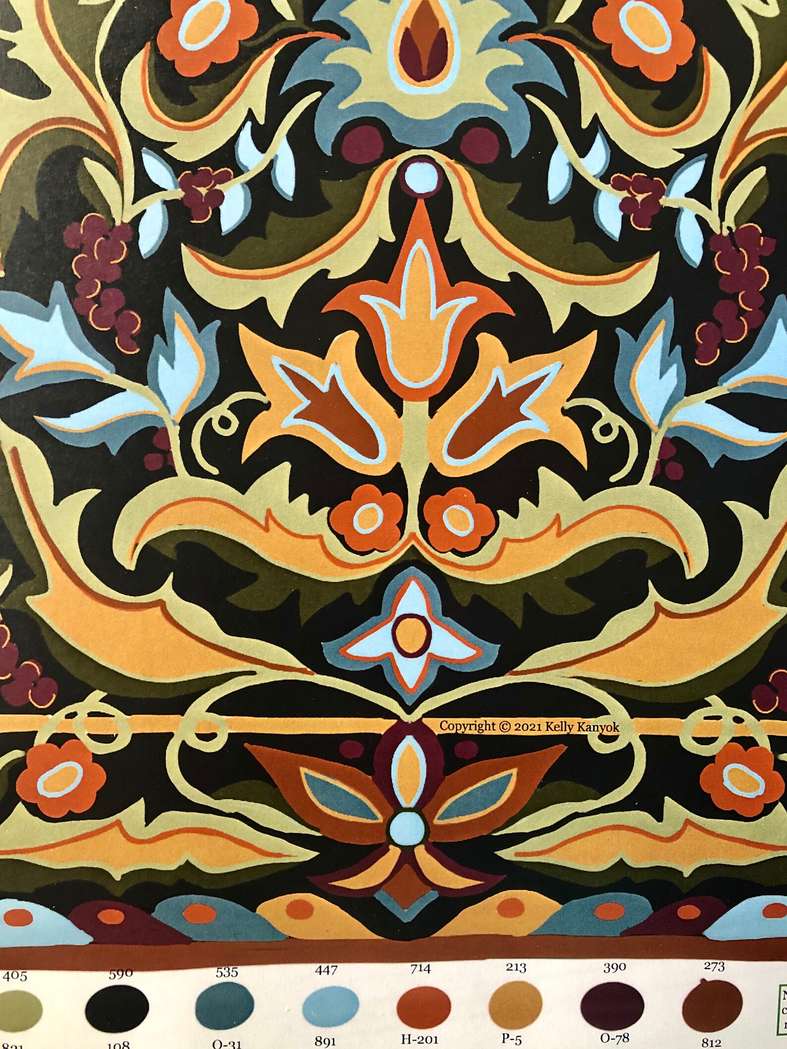 Tapestry Mini Punch Needle Pattern - Etsy