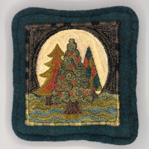 Moon Trees- Punch Needle Pattern - Etsy