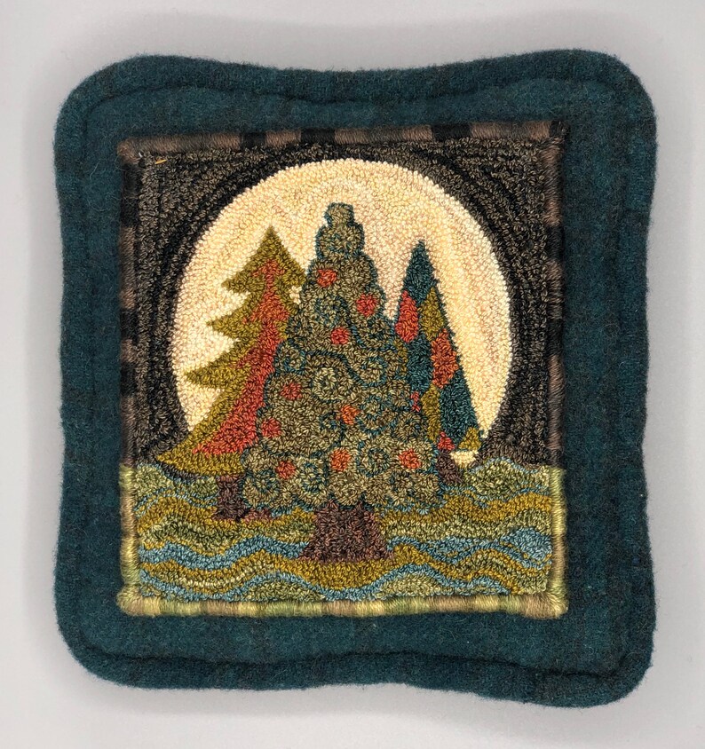 Moon Trees Punch Needle Pattern - Etsy