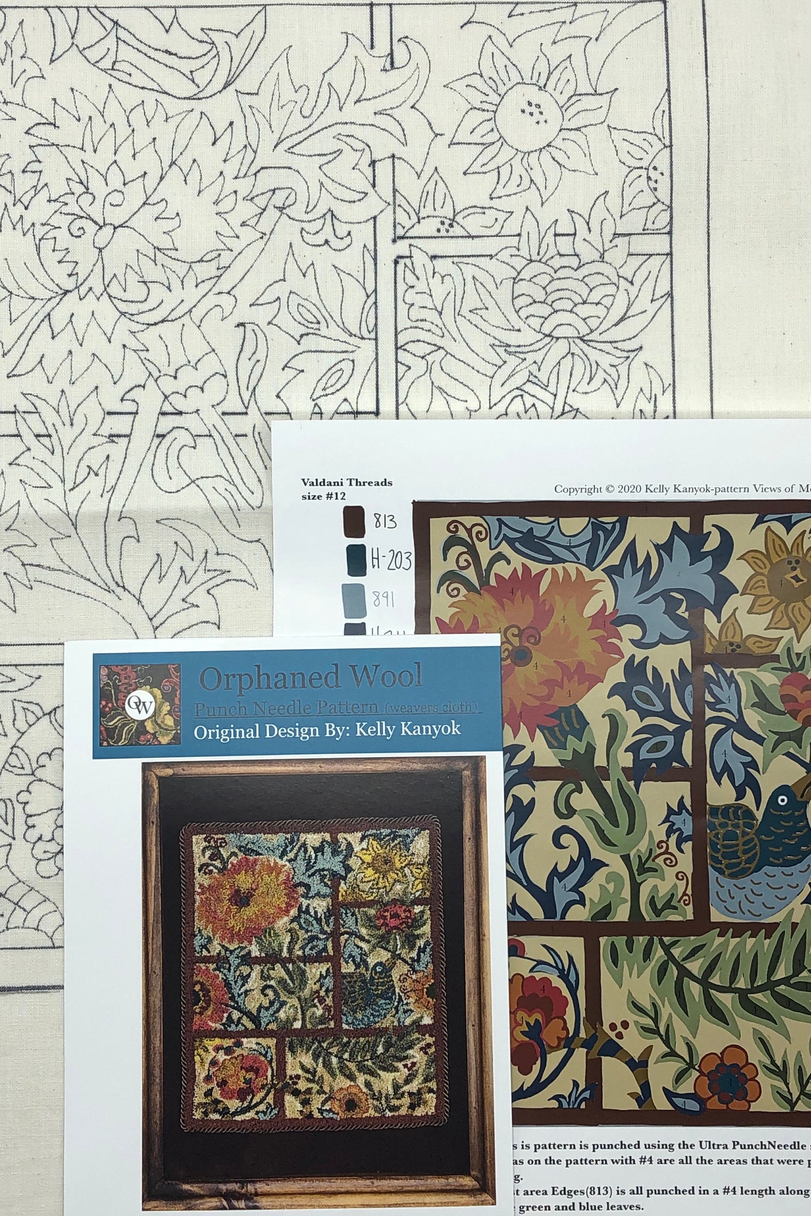 Views of Morris- Punch Needle Pattern - Etsy